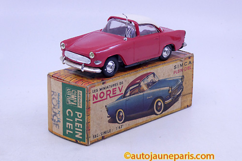 Auto Jaune Paris : modèles réduits automobiles des années 50 et 60